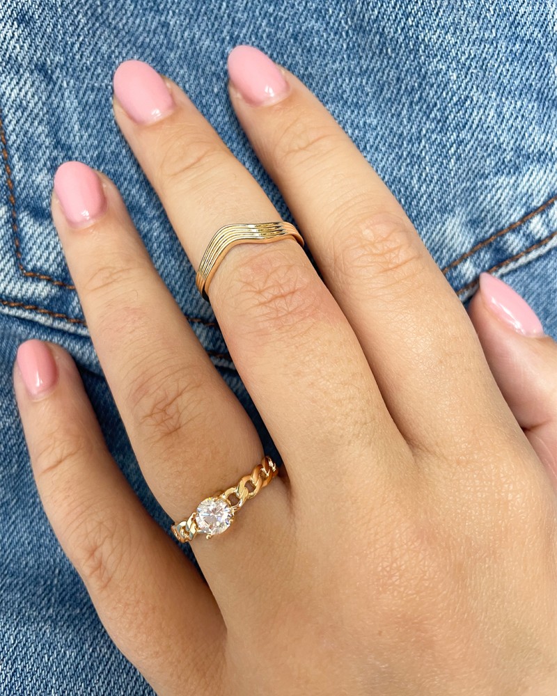 Gouden ring - Grote collectie stijlvolle 14kt gouden ringen
